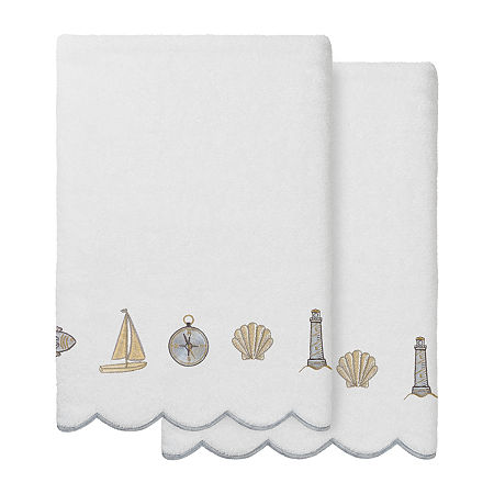 Click here for Linum Home Textiles Sea Joy Scallop 2-pc. Quick Dr... prices