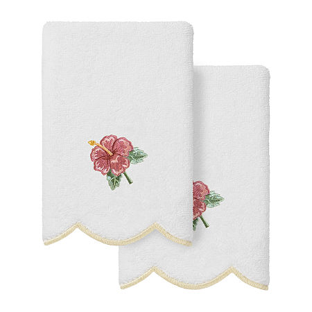 Click here for Linum Home Textiles Maui Scallop 2-pc. Embellished... prices