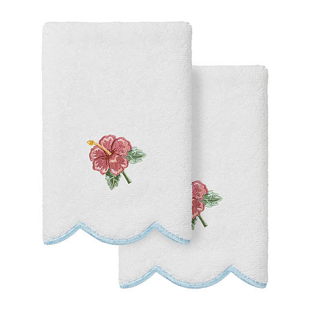 Click here for Linum Home Textiles Maui Scallop 2-pc. Embellished... prices