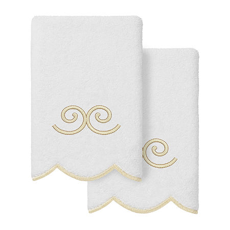 Click here for Linum Home Textiles Symmetra Scallop 2-pc. Embelli... prices