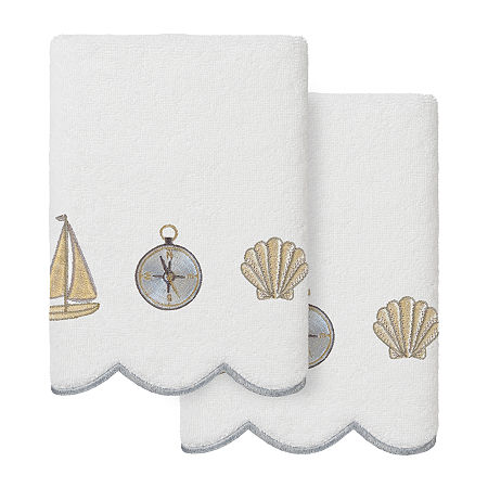 Click here for Linum Home Textiles Sea Joy Scallop 2-pc. Embellis... prices