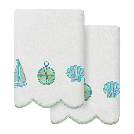 Click here for Linum Home Textiles Sea Joy Scallop 2-pc. Embellis... prices