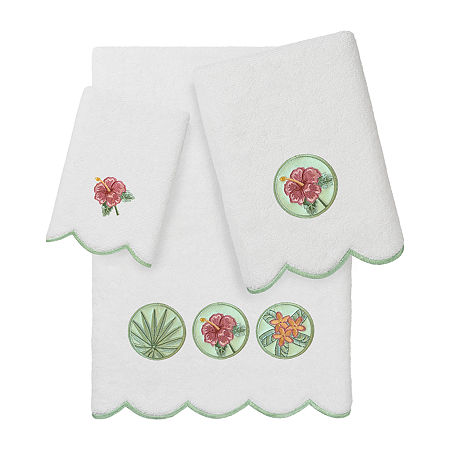 Click here for Linum Home Textiles Maui Scallop 3-pc. Quick Dry B... prices