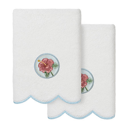 Click here for Linum Home Textiles Maui Scallop 2-pc. Embellished... prices