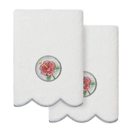 Click here for Linum Home Textiles Maui Scallop 2-pc. Embellished... prices