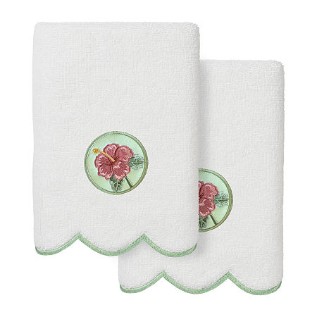 Click here for Linum Home Textiles Maui Scallop 2-pc. Embellished... prices