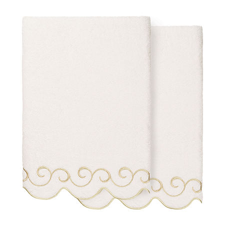 Click here for Linum Home Textiles Simplicity Scallop 2-pc. Quick... prices