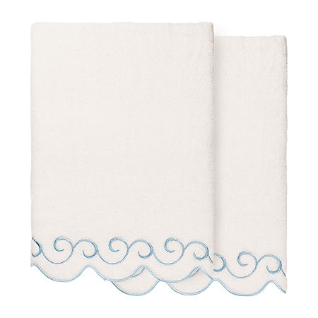 Click here for Linum Home Textiles Simplicity Scallop 2-pc. Quick... prices