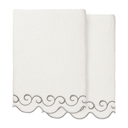 Click here for Linum Home Textiles Simplicity Scallop 2-pc. Quick... prices