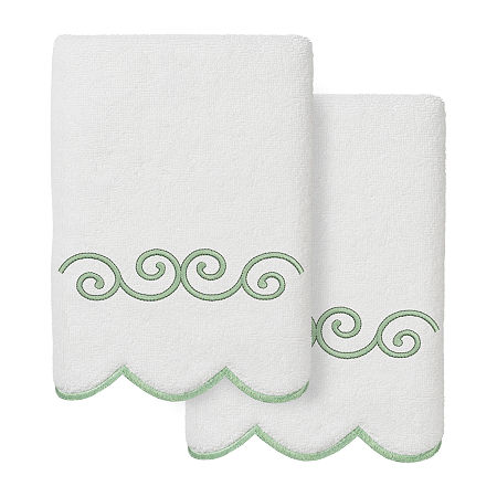 Click here for Linum Home Textiles Symmetra Scallop 2-pc. Embelli... prices