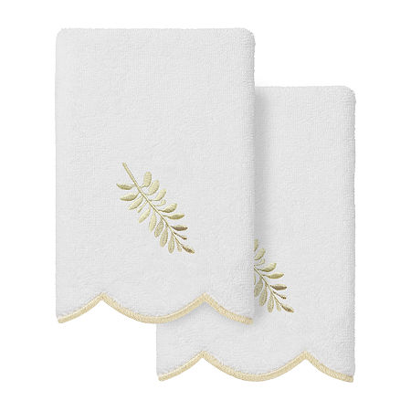 Click here for Linum Home Textiles Fern Toss Scallop 2-pc. Embell... prices