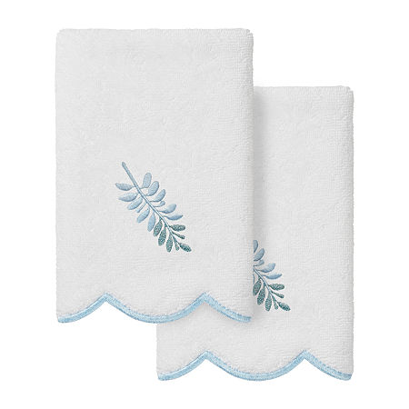 Click here for Linum Home Textiles Fern Toss Scallop 2-pc. Embell... prices