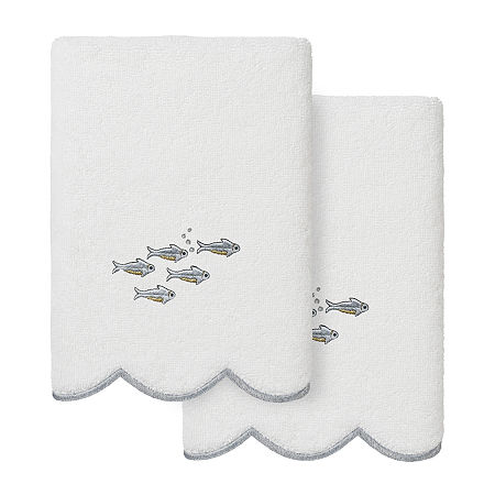 Click here for Linum Home Textiles Fish School Scallop 2-pc. Embe... prices