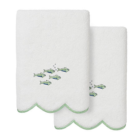 Click here for Linum Home Textiles Fish School Scallop 2-pc. Embe... prices