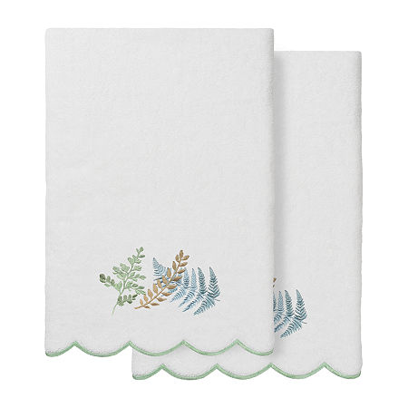 Click here for Linum Home Textiles Fern Toss Scallop 2-pc. Quick... prices