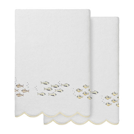 Click here for Linum Home Textiles Fish School Scallop 2-pc. Quic... prices