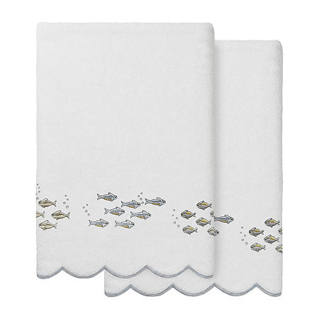 Click here for Linum Home Textiles Fish School Scallop 2-pc. Quic... prices