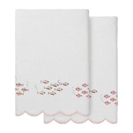 Click here for Linum Home Textiles Fish School Scallop 2-pc. Quic... prices