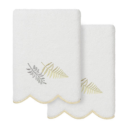 Click here for Linum Home Textiles Fern Toss Scallop 2-pc. Embell... prices