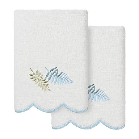 Click here for Linum Home Textiles Fern Toss Scallop 2-pc. Embell... prices