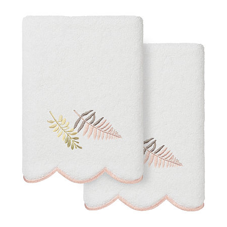 Click here for Linum Home Textiles Fern Toss Scallop 2-pc. Embell... prices