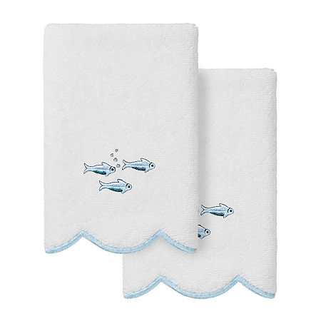 Click here for Linum Home Textiles Fish School Scallop 2-pc. Embe... prices
