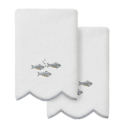 Click here for Linum Home Textiles Fish School Scallop 2-pc. Embe... prices