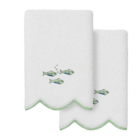 Click here for Linum Home Textiles Fish School Scallop 2-pc. Embe... prices