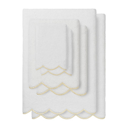 Click here for Linum Home Adornia Scallop Cotton 6-Pc. Towel Set... prices