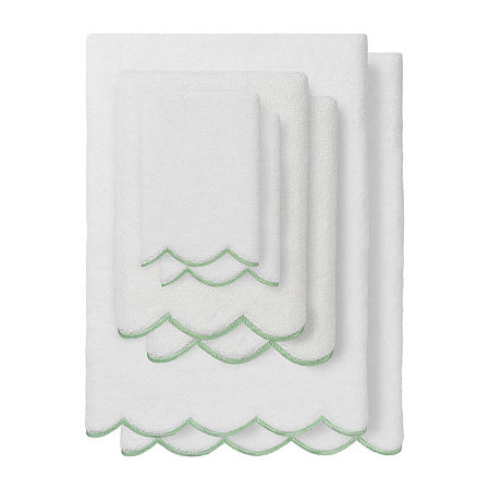 Click here for Linum Home Adornia Scallop Cotton 6-Pc. Towel Set... prices