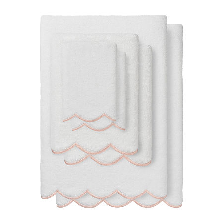 Click here for Linum Home Adornia Scallop Cotton 6-Pc. Towel Set... prices