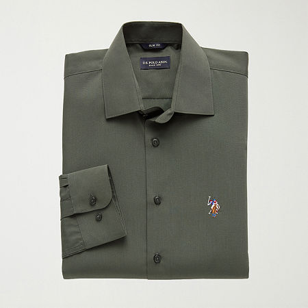 Click here for U.S. Polo Assn. Mens Slim Fit Stretch Fabric Long... prices