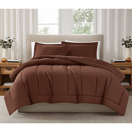 Click here for Brooklyn Loom Solid Cotton Percale 3-Pc. Comforter... prices