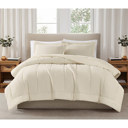 Click here for Brooklyn Loom Solid Cotton Percale 3-Pc. Comforter... prices
