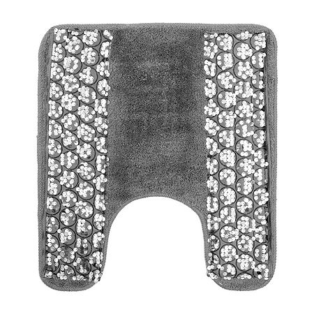 Click here for Sinatra Bath Rug Collection  One Size  Silver prices