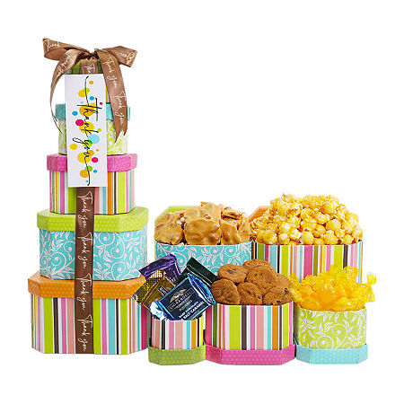 Click here for Alder Creek Gift Baskets Thank You Treats Gift Tow... prices