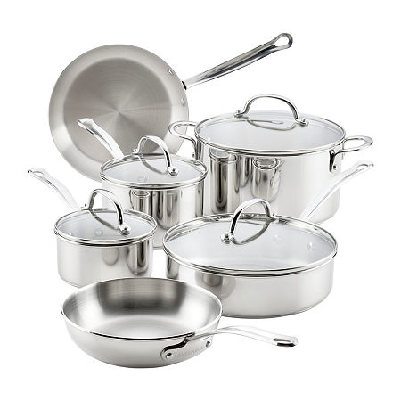 Click here for Farberware Millennium Stainless Steel 10-pc. Cookw... prices