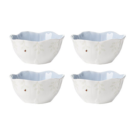 Click here for Lenox Butterfly Meadow Floral Dessert Bowls  Set o... prices