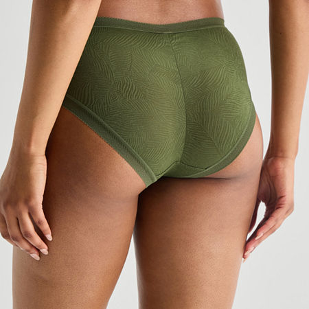 Click here for Ambrielle Smooth Lace Hipster Panty  X-large  Gree... prices