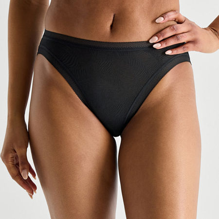 Click here for Ambrielle Smooth Lace Hicut Panty  X-large  Black prices