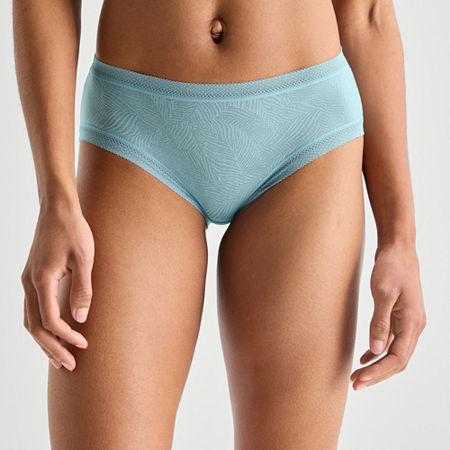 Click here for Ambrielle Smooth Lace Hipster Panty  Medium  Blue prices