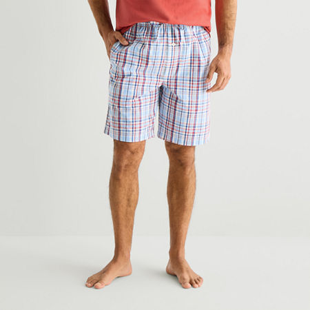 Click here for St. Johns Bay Mens Pajama Shorts  Large  Red prices