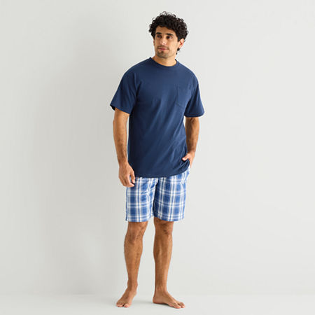 Click here for St. Johns Bay Mens Pajama Shorts  Medium  Blue prices