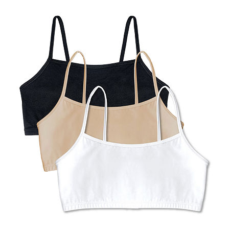 Click here for Spaghetti Strap Cotton Pullover Sports Bra 3pk - 5... prices