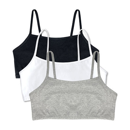 Click here for Spaghetti Strap Cotton Pullover Sports Bra 3pk - 5... prices