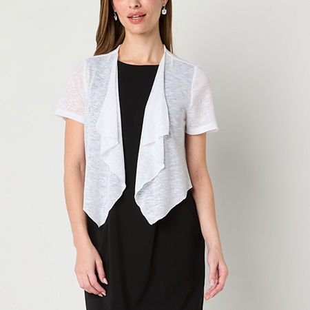 Click here for Perceptions Womens Short Sleeve Shrug  X-large  Wh... prices