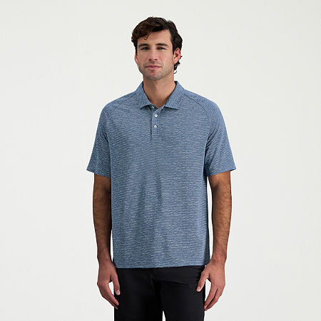 Click here for Haggar Raglan Mens Regular Fit Short Sleeve Polo S... prices