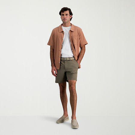 Click here for Haggar Mens 7 Stretch Fabric 1 Pair Chino Short  3... prices