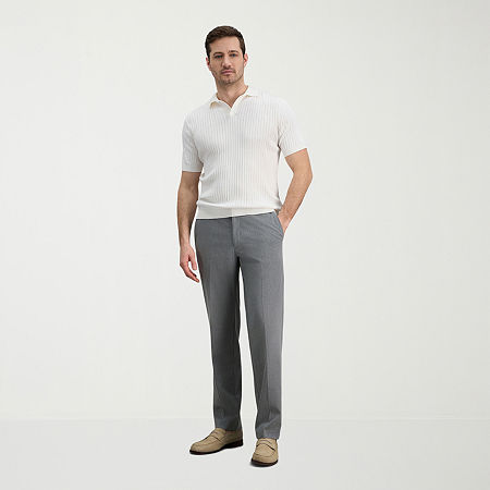 Click here for Haggar Iron Free Premium Khaki Mens Classic Fit Fl... prices