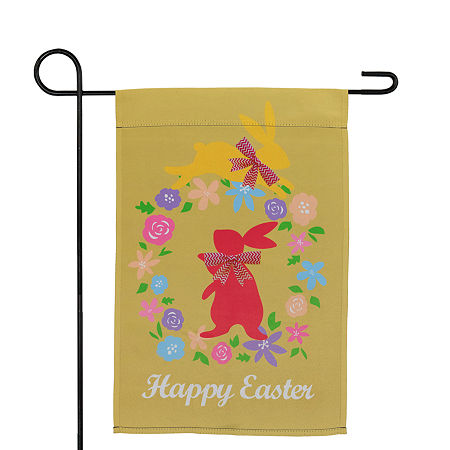 Click here for Northlight 18 Hopping Bunnies Happy Floral Outdoor... prices